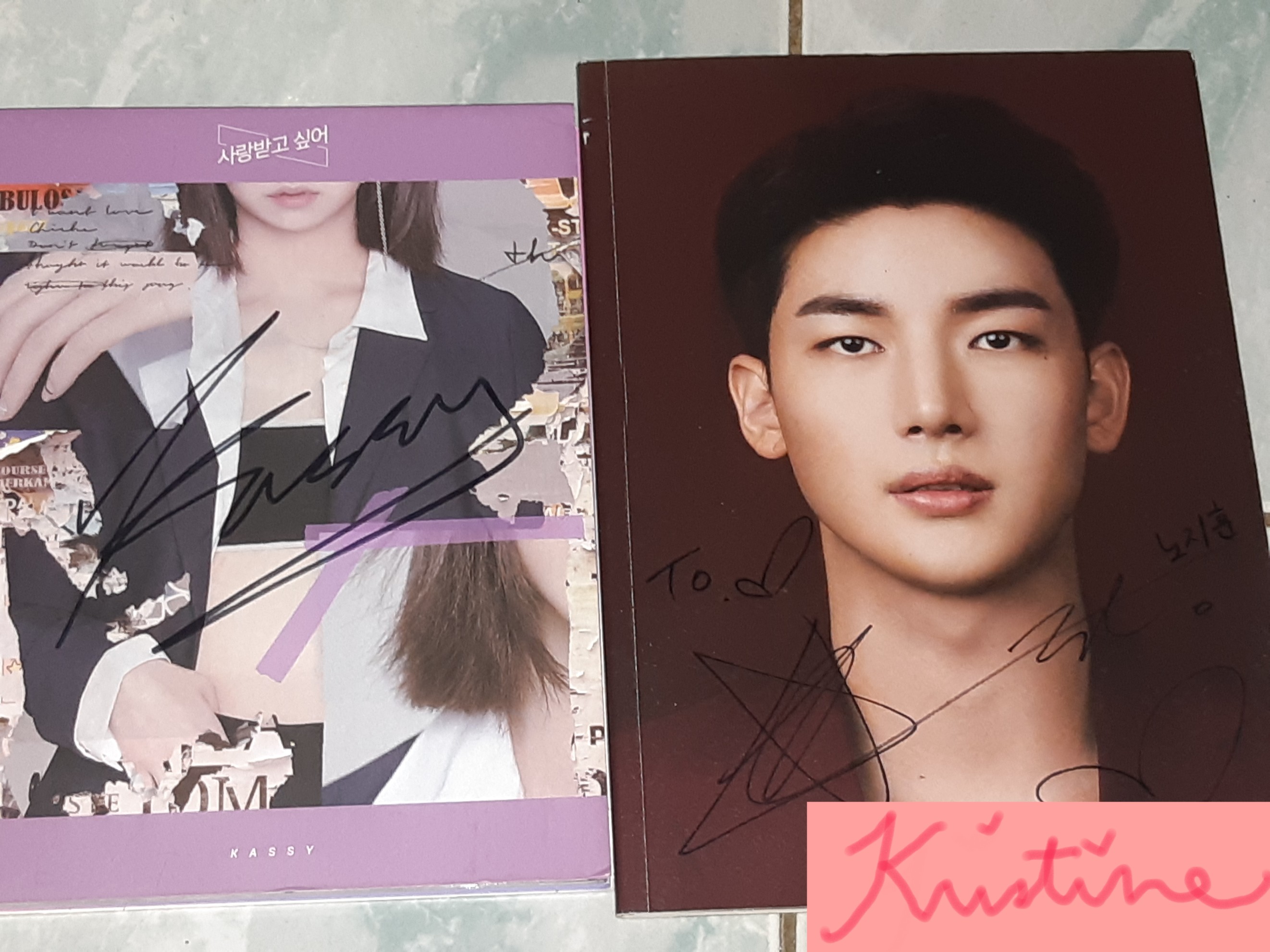 My Autographed Kpop Cd Collection (not complete)