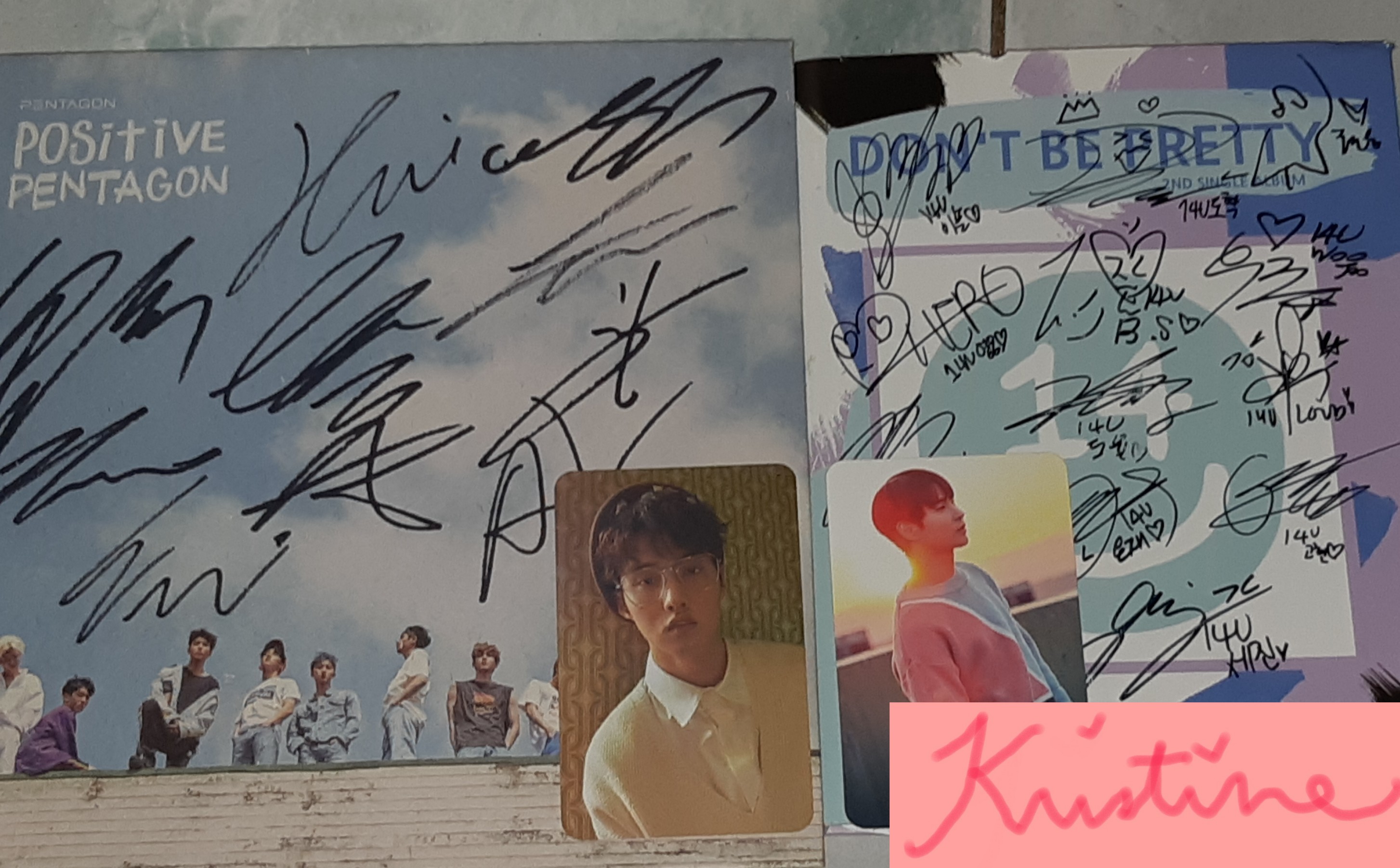 My Autographed Kpop Cd Collection (not complete)