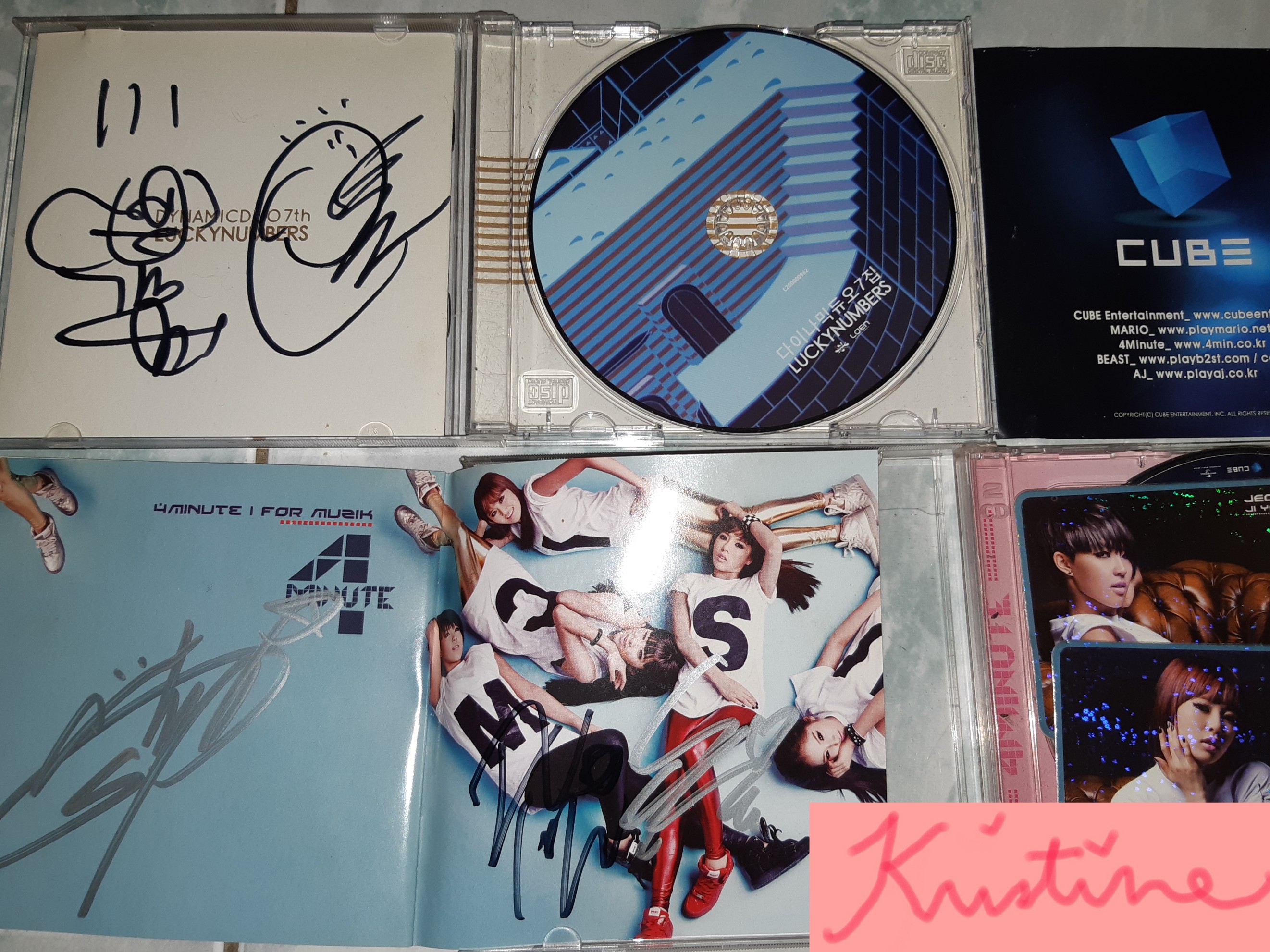 My Autographed Kpop Cd Collection (not complete)