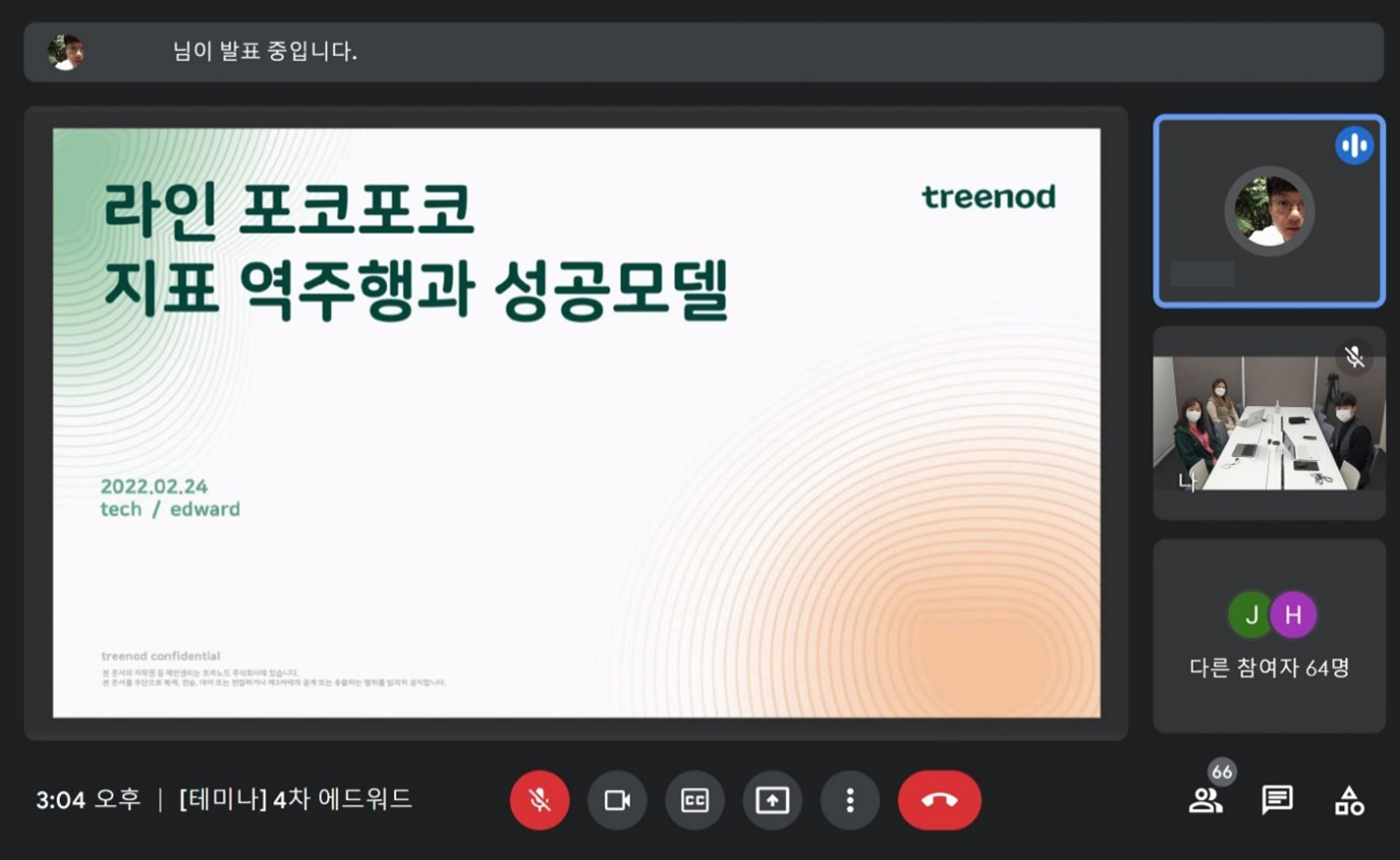 Treenod | 트리노드 » ﻿트리노드 제4차 테미나 ‘포코포코의 지표 역주행과 성공모델’ 후기